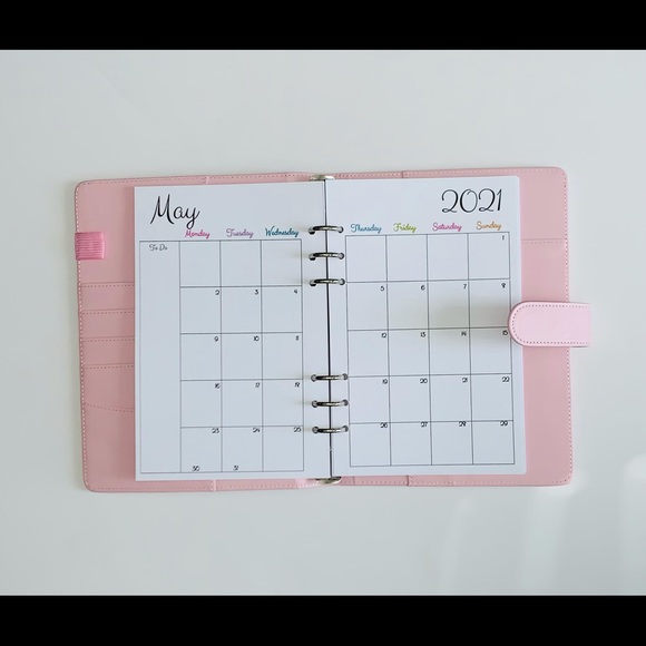 Office | A5 Planner Inserts And Binder Dated And Undated | Poshmark